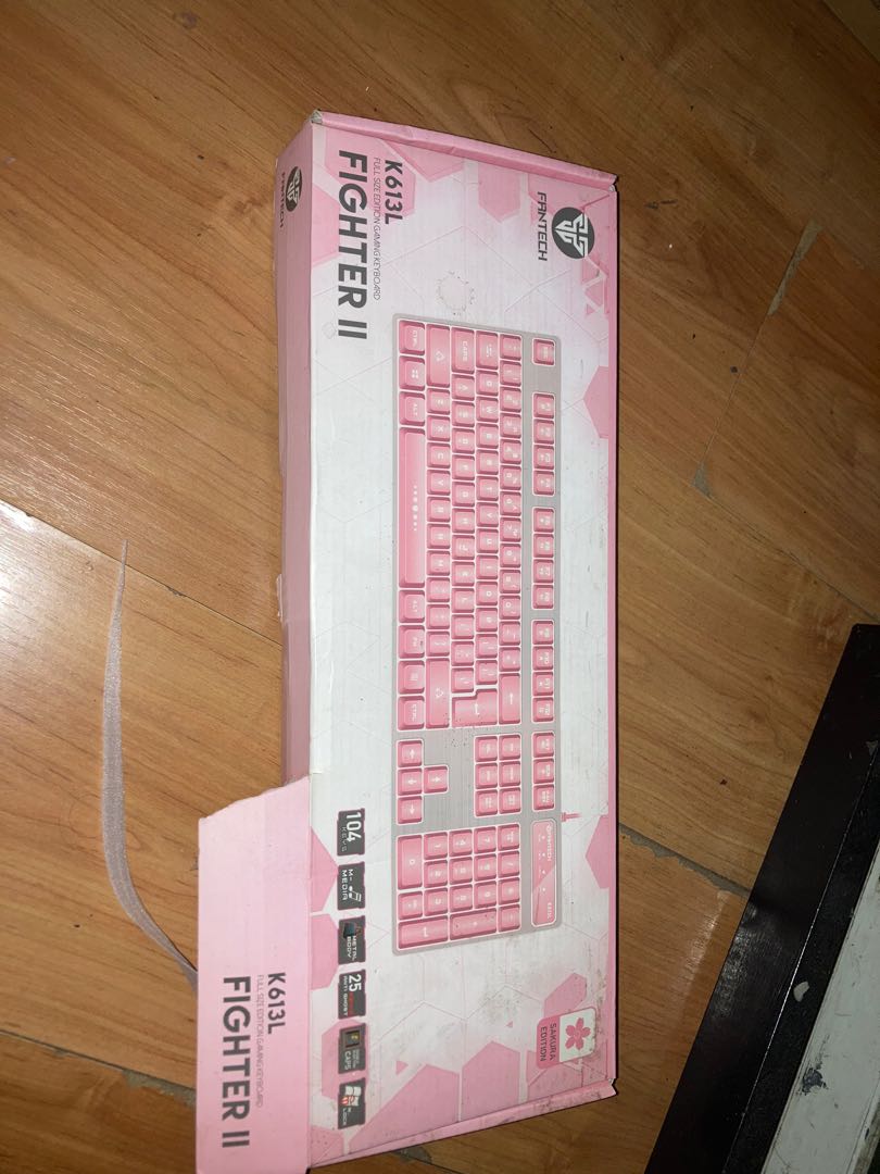 Fantech Pink Sakura K613L Membrane Keyboard, Computers & Tech, Parts ...