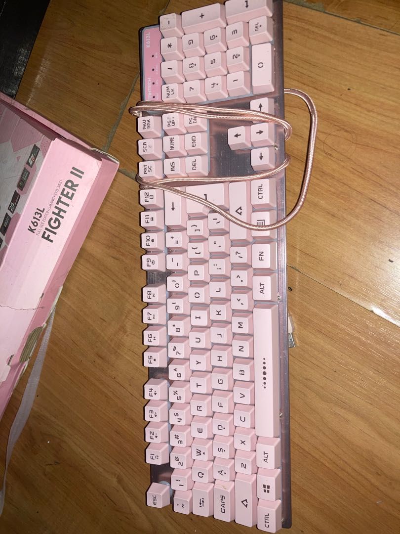 Fantech Pink Sakura K613L Membrane Keyboard, Computers & Tech, Parts ...