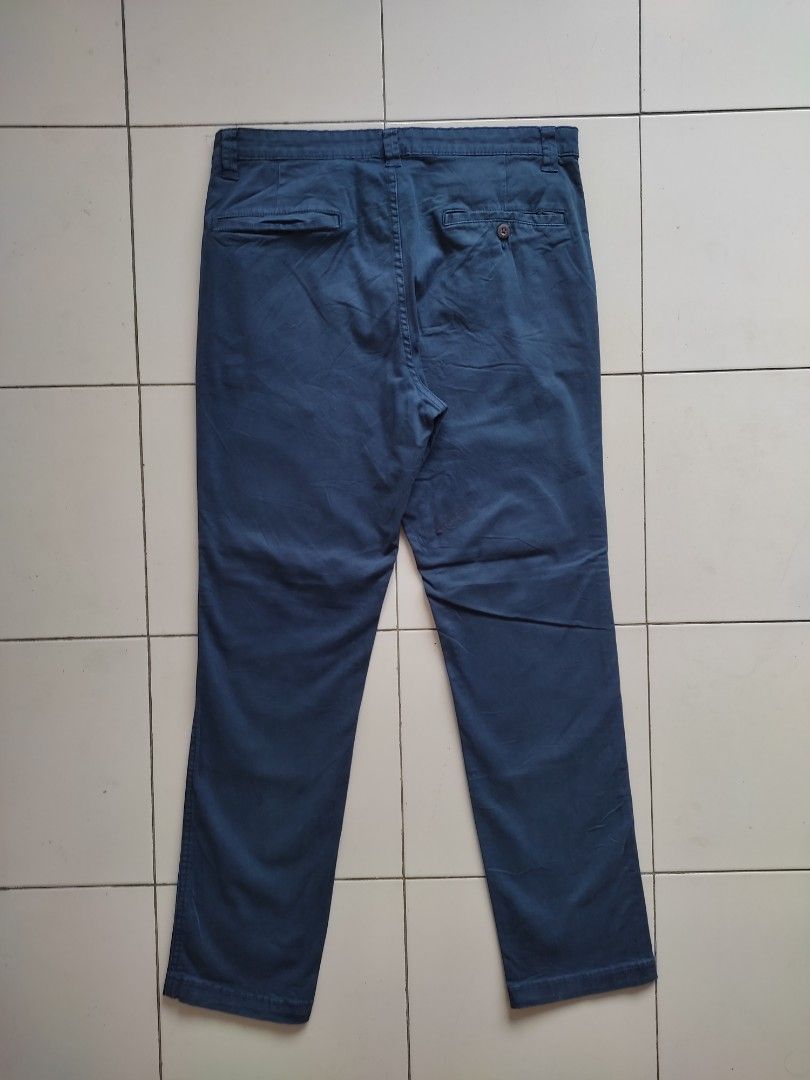 LP/LONGPANTS/CELANA PANJANG CHINOS GEORGE SLIM STRAIGHT, Fesyen Pria, Pakaian , Bawahan di Carousell