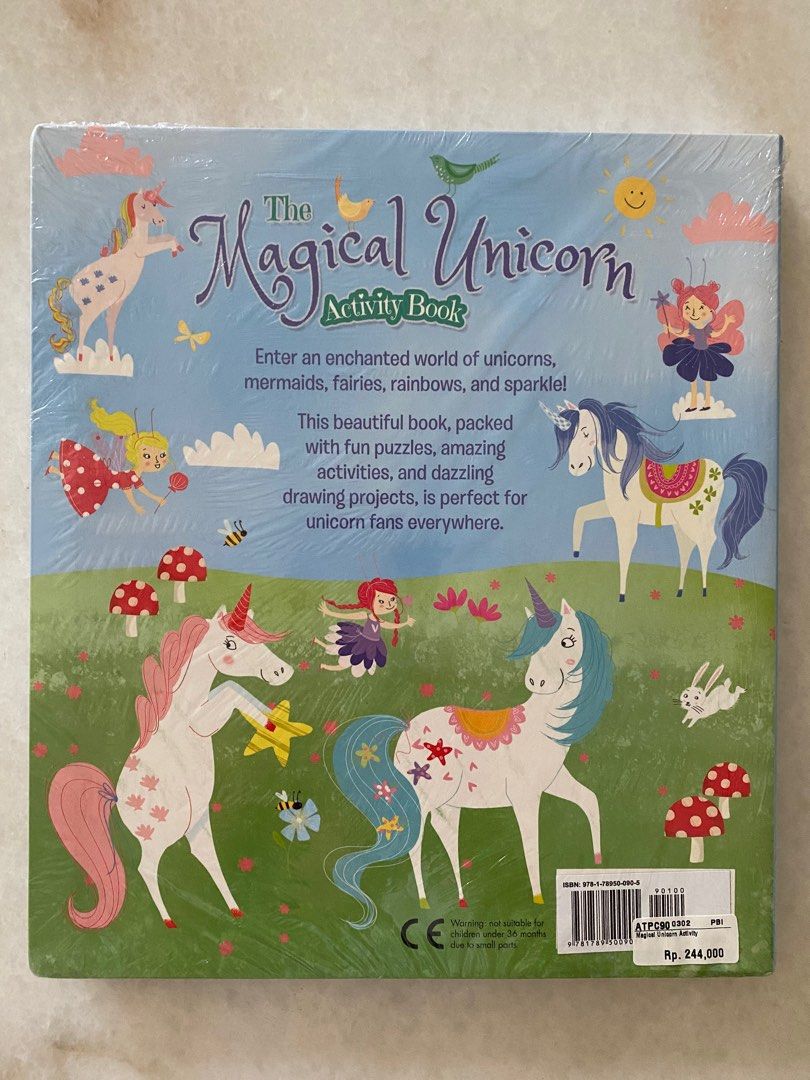 Magical Unicorn Activity Book, Buku & Alat Tulis, Buku Anak-Anak di ...