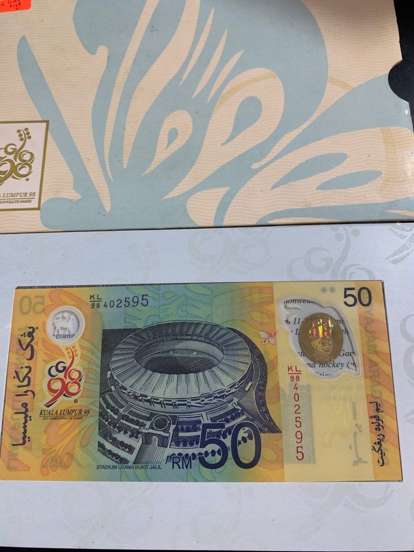 Malaysia 1998 sukom commemorative note RM 50, Hobbies & Toys, Memorabilia & Collectibles ...