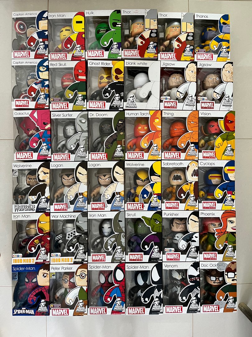 Massive Mighty Muggs Hasbro Funko Star Wars Marvel G.I.Joe Transformers ...