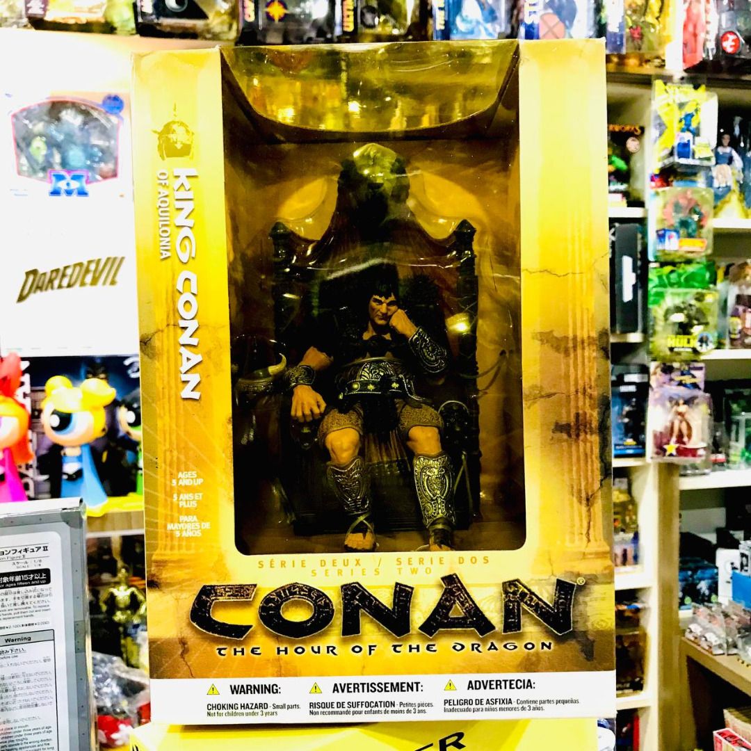 MCFARLANE CONAN THE HOUR OF THE ORAGON SERIES 2 - KING CONAN OF ...