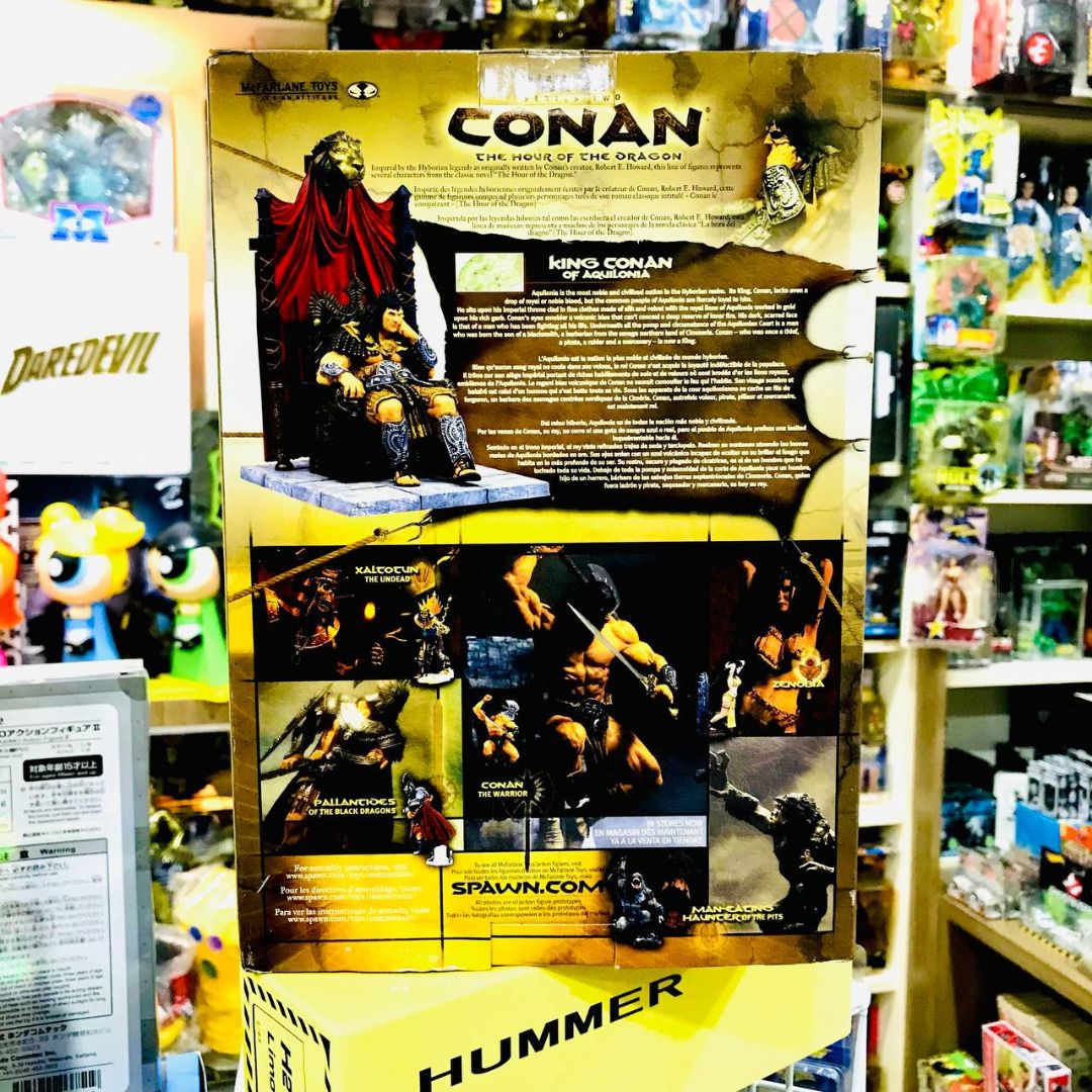MCFARLANE CONAN THE HOUR OF THE ORAGON SERIES 2 - KING CONAN OF ...