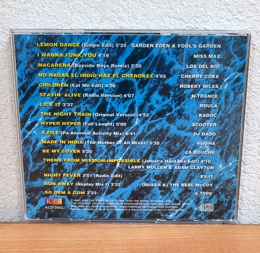 MEGA DANCE 96 CD ( KTS RECORDS ), Hobbies & Toys, Music & Media, CDs ...