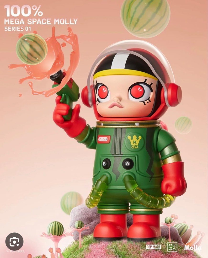 Mega Space Molly 100% Watermelon, Hobbies & Toys, Toys & Games on Carousell
