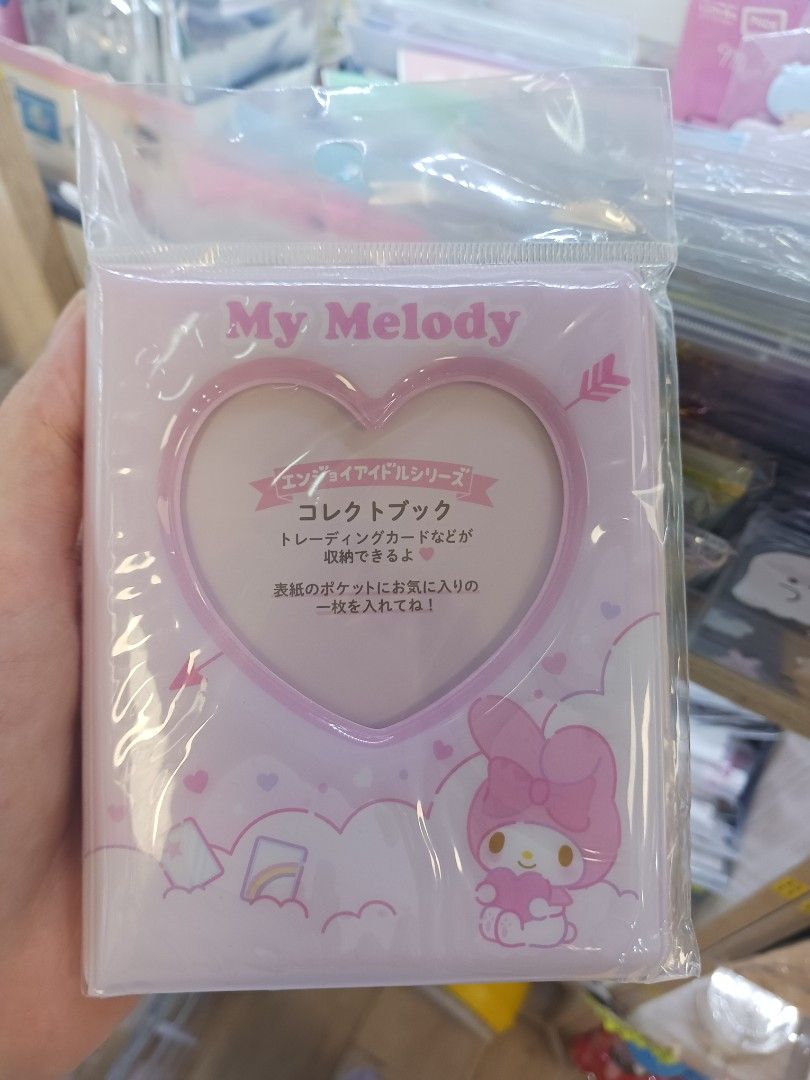 Melody card 簿 卡套 正版 靚 pink, 興趣及遊戲, 手作＆自家設計, 文具 - Carousell