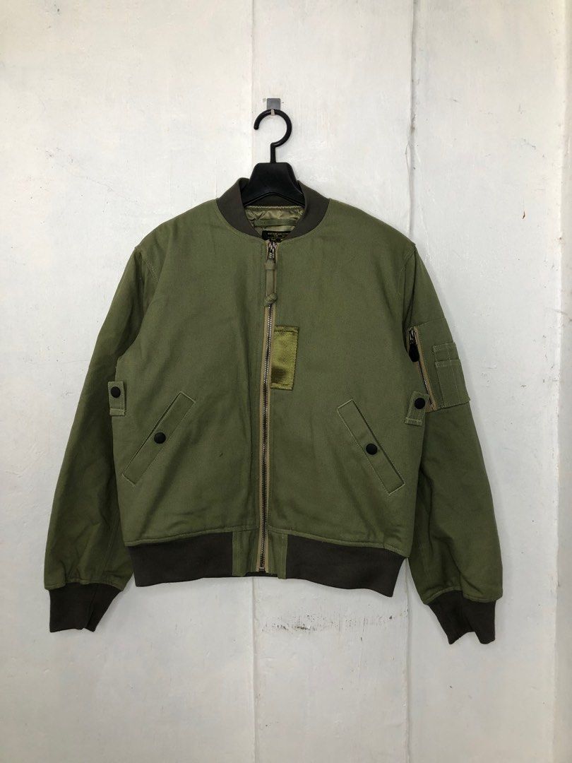 Military MA-1 Flight Bomber Type Heavyweight Jacket, Men's Fashion ...