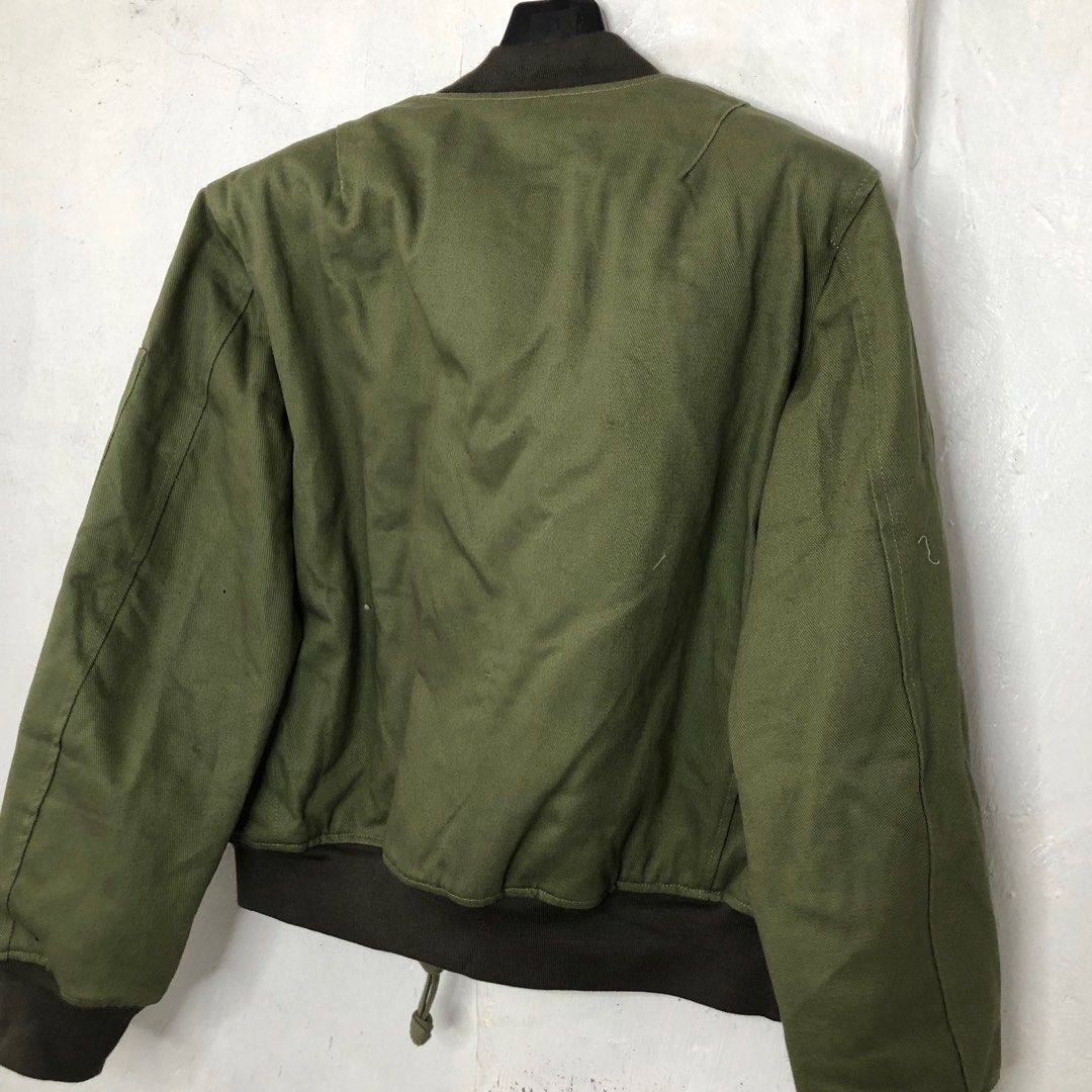 Military MA-1 Flight Bomber Type Heavyweight Jacket, Men's Fashion ...