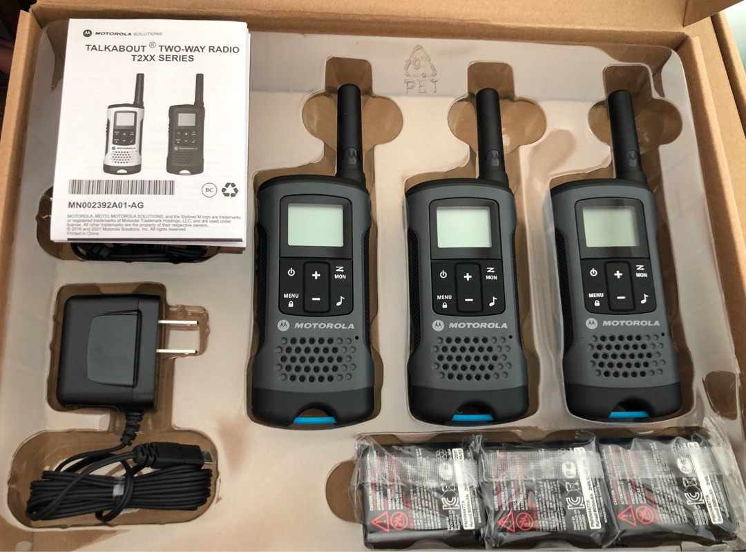 Motorola T200TP Talkabout Radio, 3 Pack, Mobile Phones & Gadgets ...