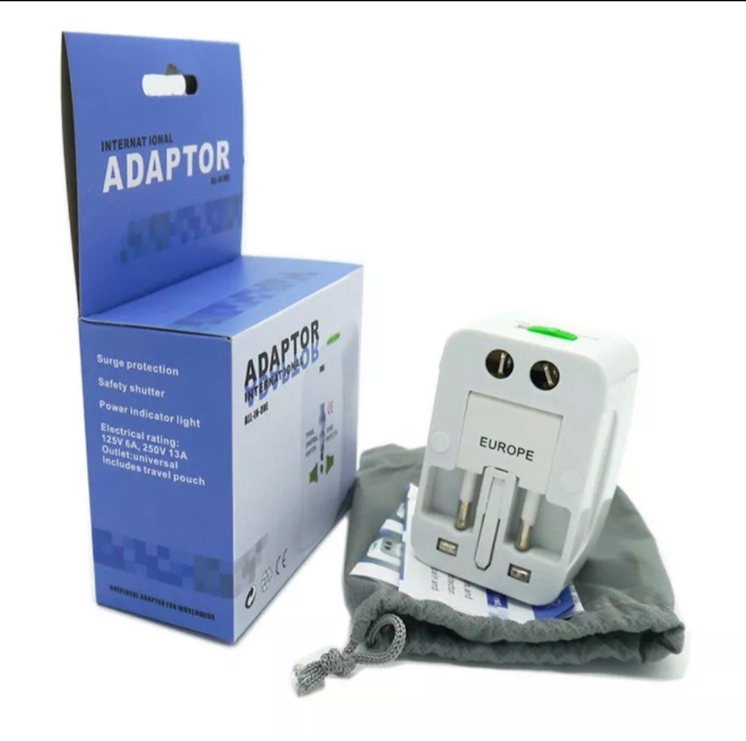 Multifunction Travel Plug Adapter All In One Converter Charger ...