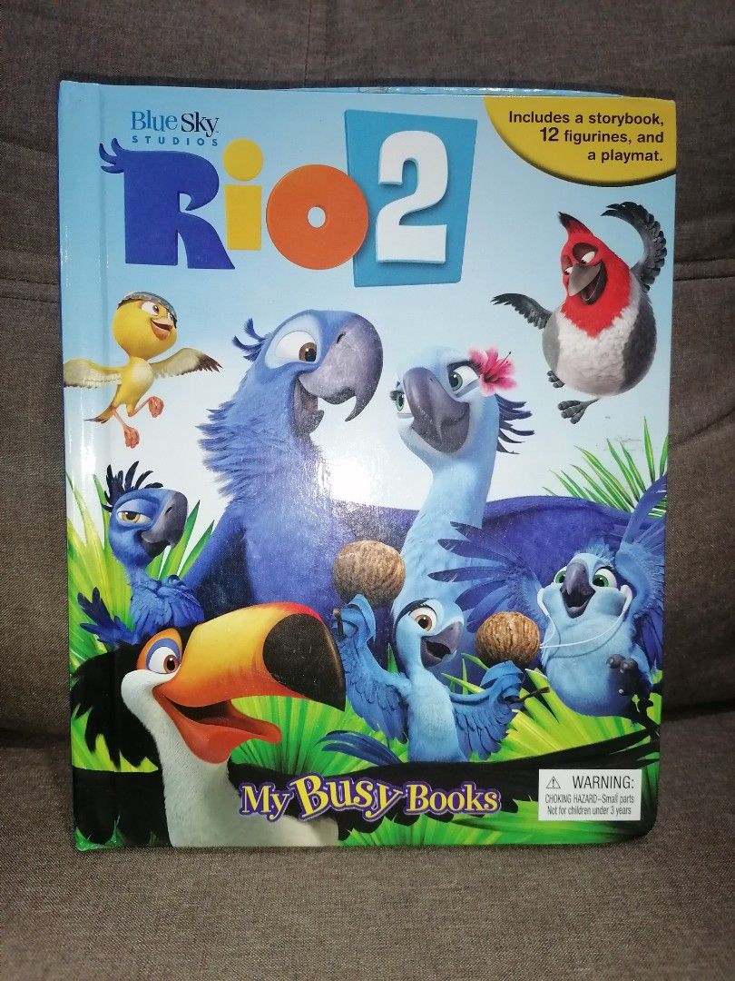 My Busy Book: Rio 2, Hobbies & Toys, Books & Magazines, Children's Books on Carousell