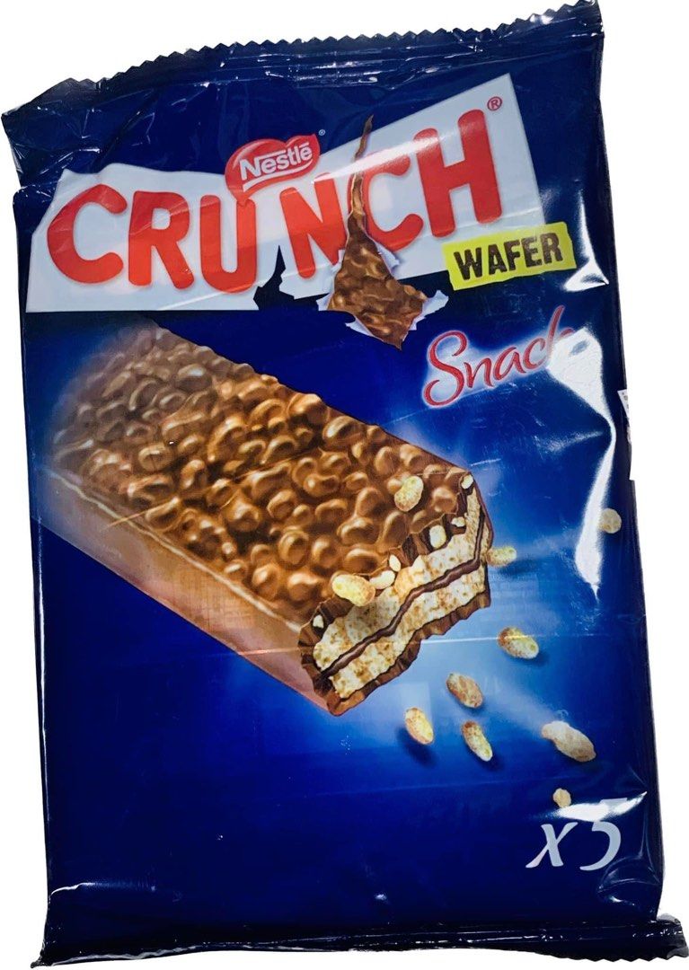 NESTLE CRUNCH WAFER 5X19G NESTLE CRISPY WAFER 5X19G on Carousell