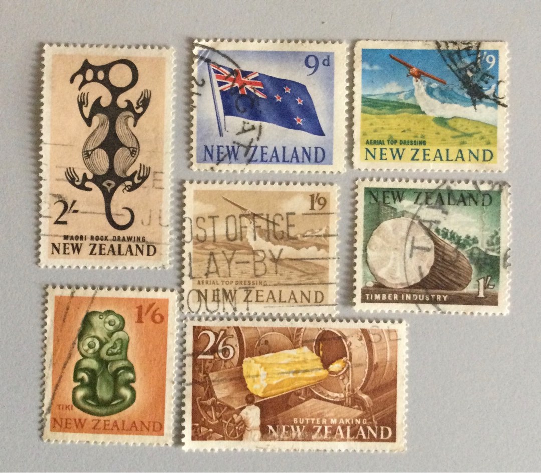 New Zealand Used Stamps Lot 20, Hobbies & Toys, Collectibles ...