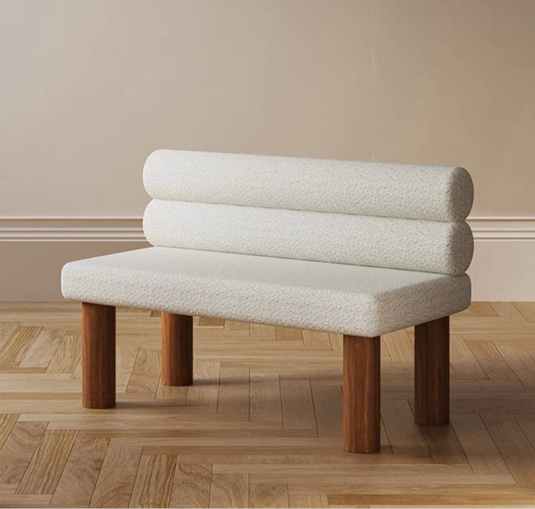 NIU Modern Boucle Bench, Furniture & Home Living, Furniture, Chairs on ...
