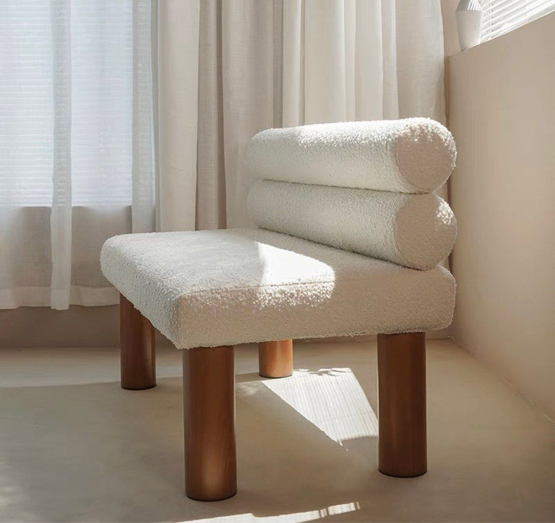 NIU Modern Boucle Bench, Furniture & Home Living, Furniture, Chairs on ...