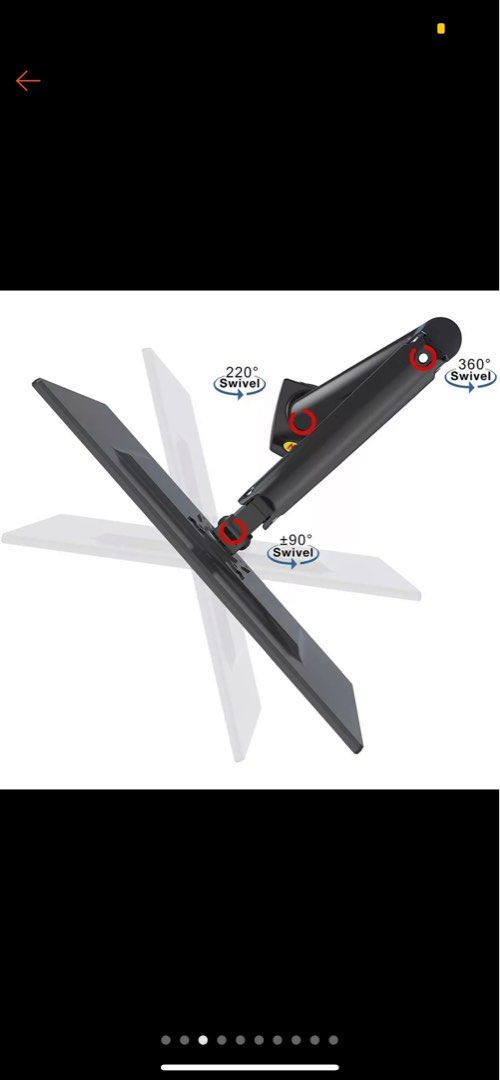 North Bayou F80 Monitor Arm, Computers & Tech, Parts & Accessories ...