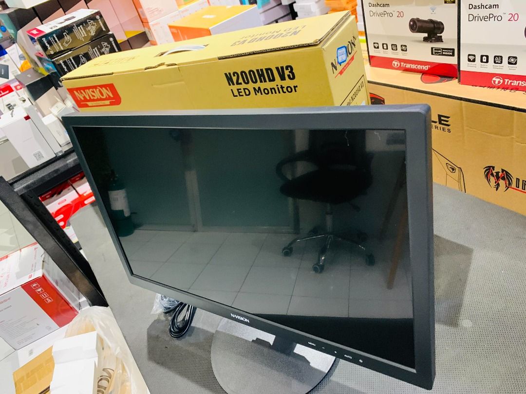 Nvision 20" LED Monitor 60Hz HDMI VGA PC Desktop N200HD V3, Computers ...