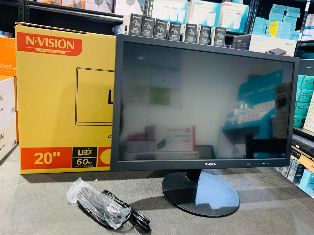 Nvision 20" LED Monitor 60Hz HDMI VGA PC Desktop N200HD V3, Computers ...