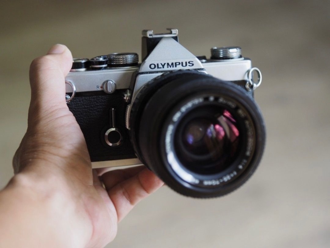 Olympus OM-1n 35mm Film (SLR) w Lens, Photography, Cameras on Carousell