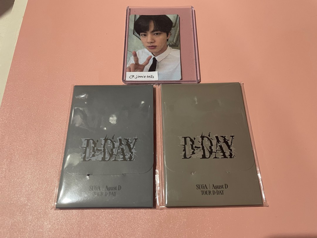 ONHAND Official Sealed BTS Suga Agust D D-Day Tour Mini Photocard Set ...