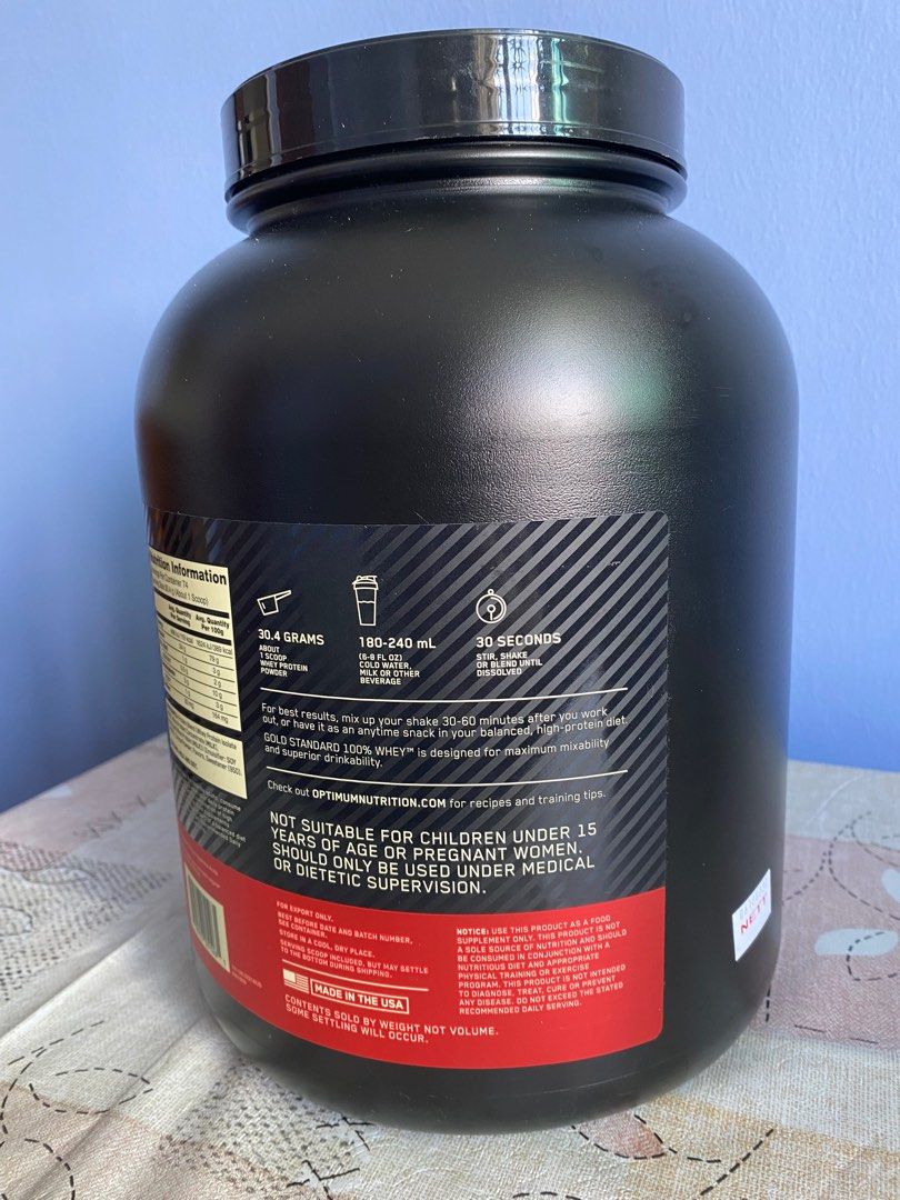 Optimum Nutrition, Gold Standard, Whey Protein., Health & Nutrition, Health Supplements, Sports ...