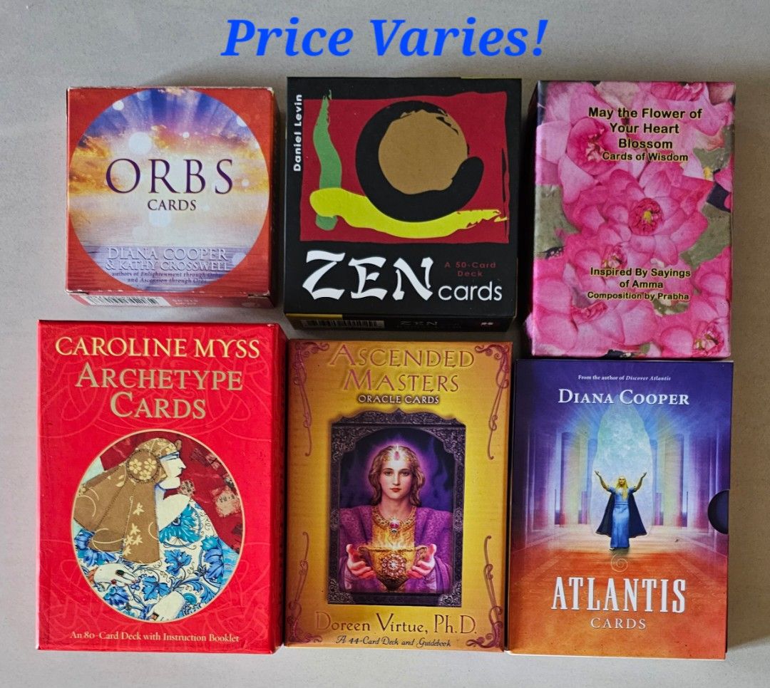 Oracle Cards,Deck Cards,Diana Cooper,ORBS,Daniel Levin,ZEN Cards,May ...