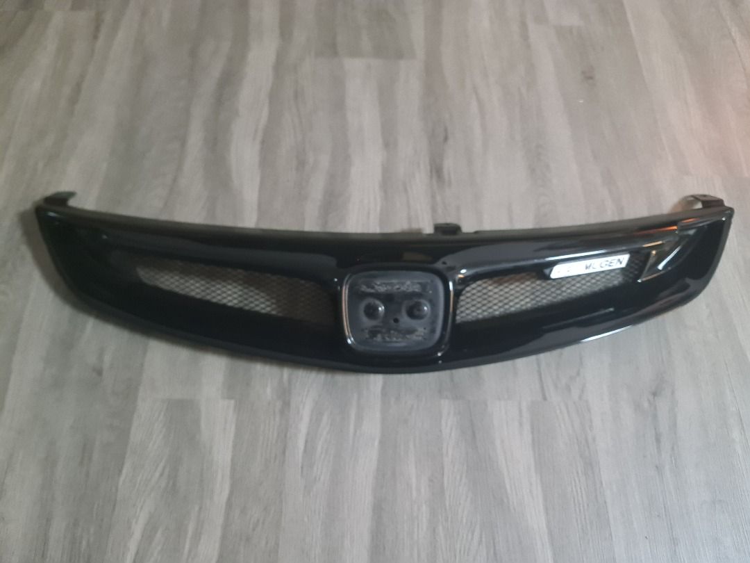 Original mugen front grill full black for honda civic type r fd2r, Car ...