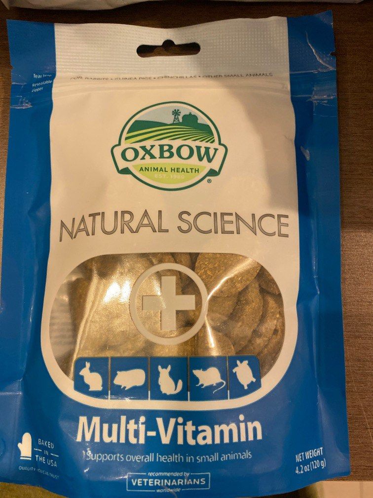 Oxbow Natural Science Multi-vitamin, Pet Supplies, Pet Food on Carousell