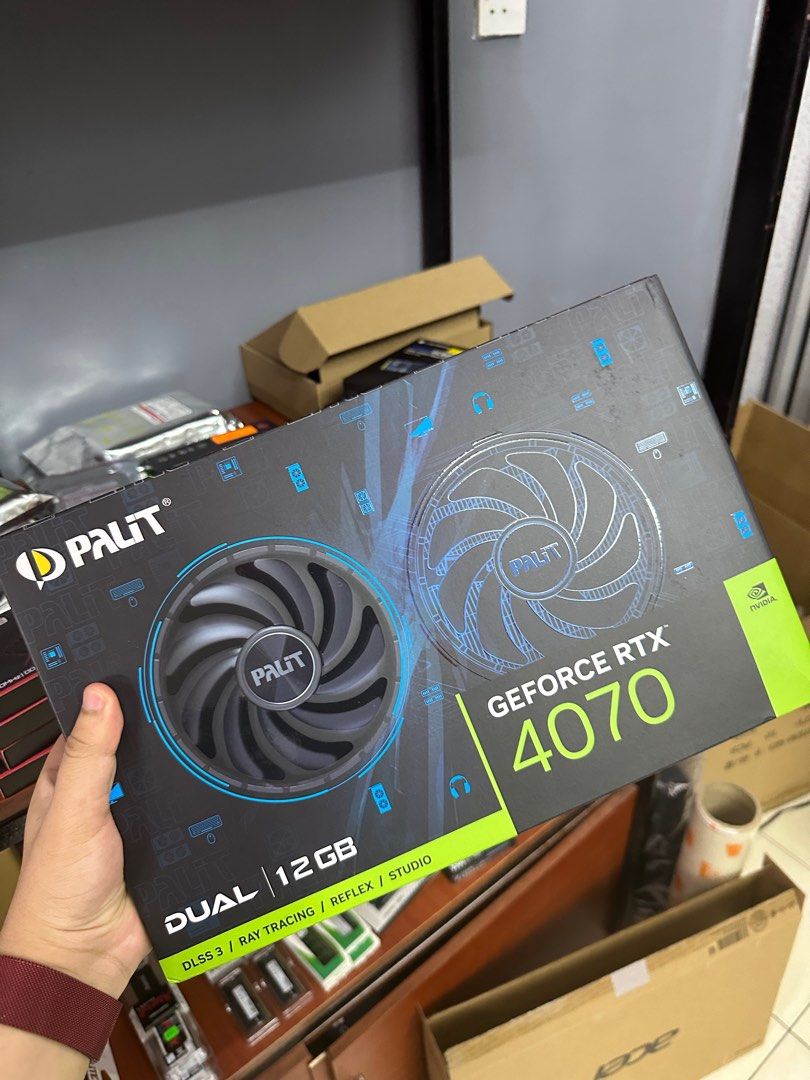 PALIT GEFORCE RTX 4070 DUAL 12GB, Computers & Tech, Parts & Accessories ...