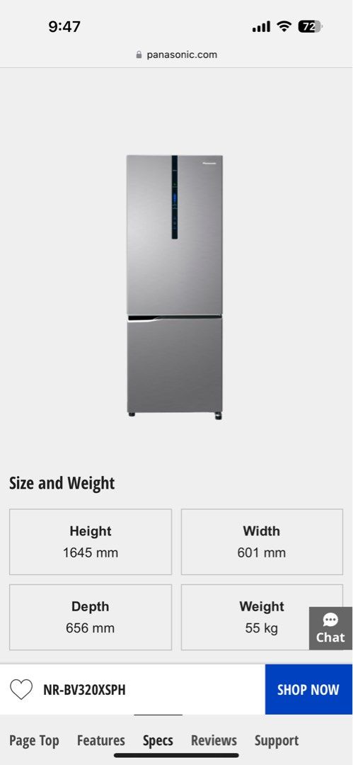 Panasonic Inverter Ref, TV & Home Appliances, Kitchen Appliances ...