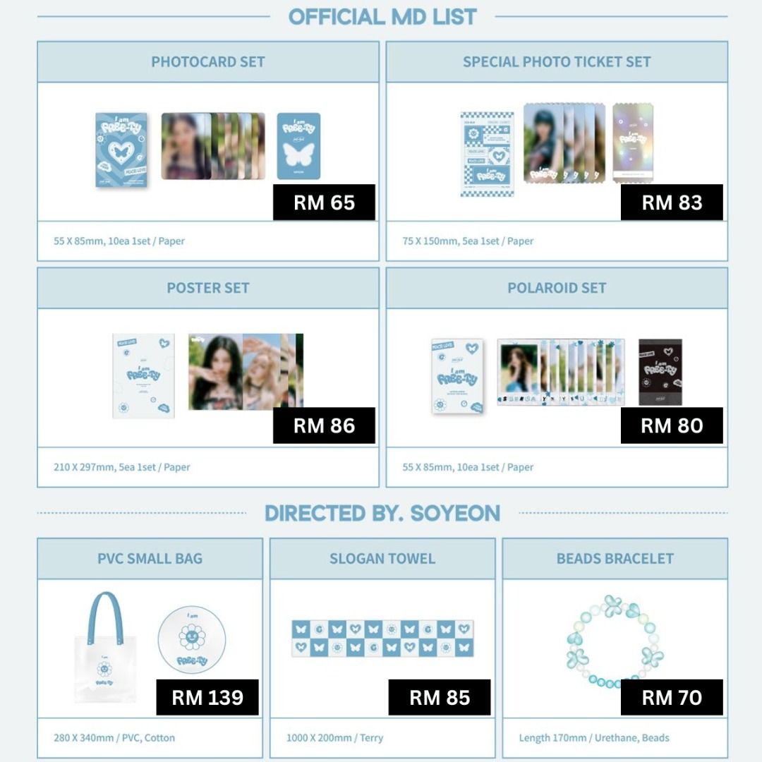 [PO] 2023 (G)I-DLE WORLD TOUR [I am FREE-TY] OFFICIAL MD, Hobbies ...