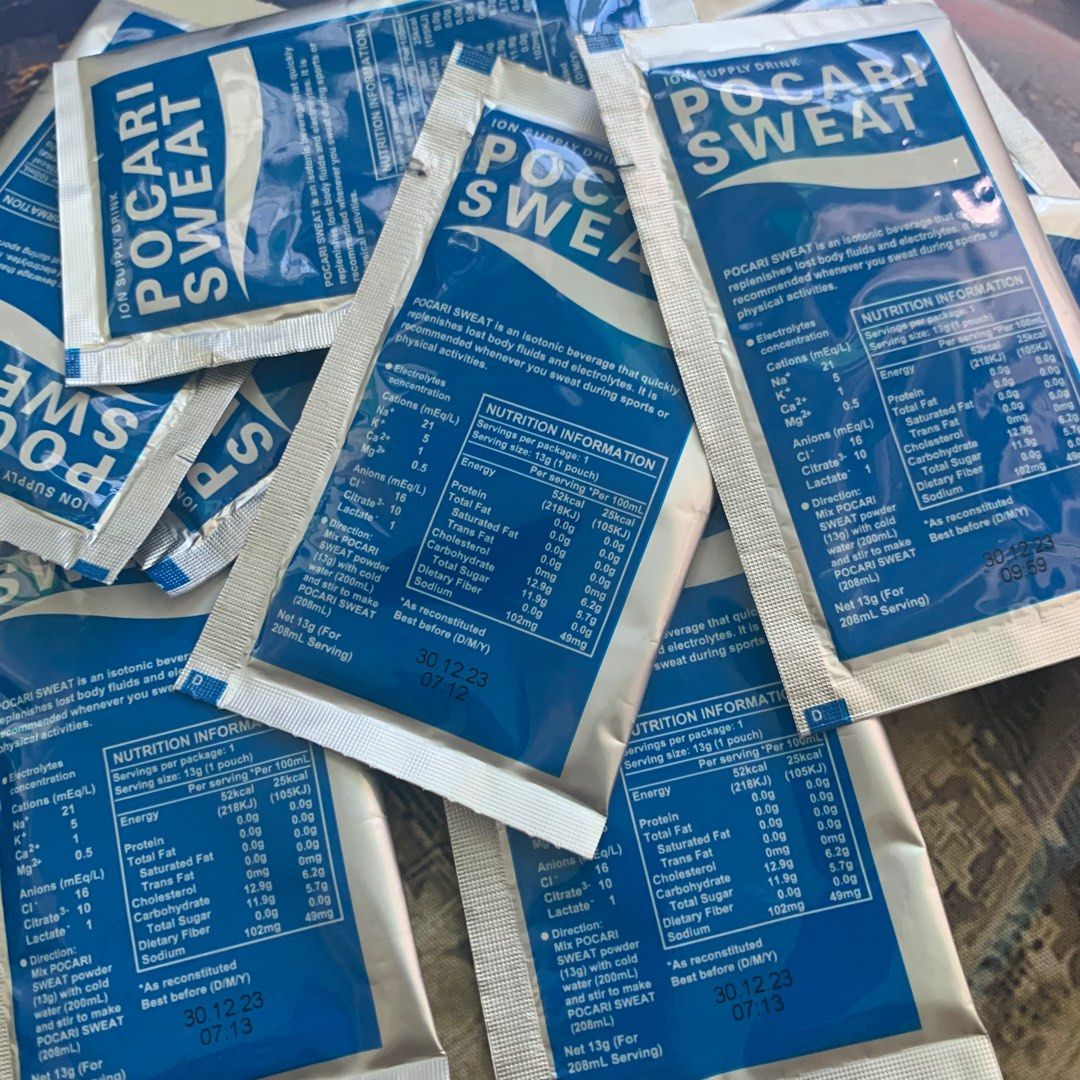 Pocari Sweat Powder, Health & Nutrition, Health Supplements, Sports ...