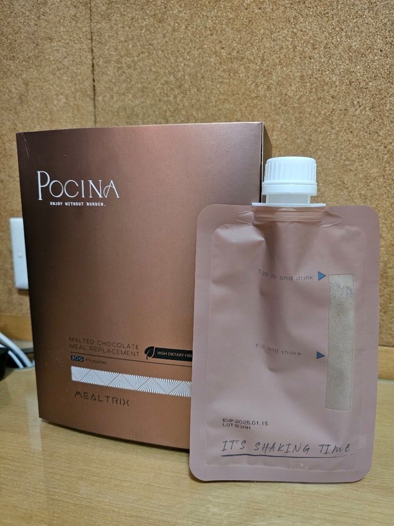 POCINA_麥芽可可味代餐(12包), 健康及營養食用品, 健康補充品, 健康補充品 - 保健食品，飲料和補品 - Carousell