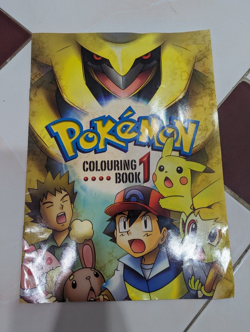 POKEMON COLOURING BOOK, Hobbies & Toys, Toys & Games on Carousell
