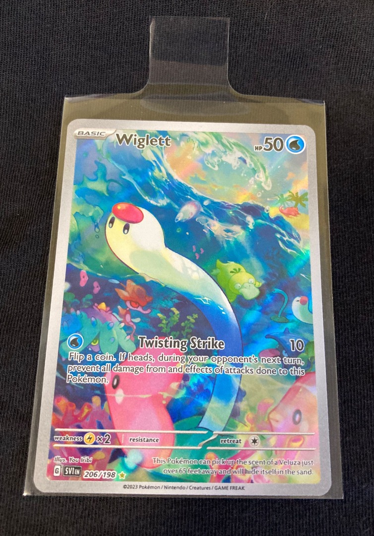 Pokemon TCG Scarlet and Violet Wiglett 206/198 Alternate Art, Hobbies ...