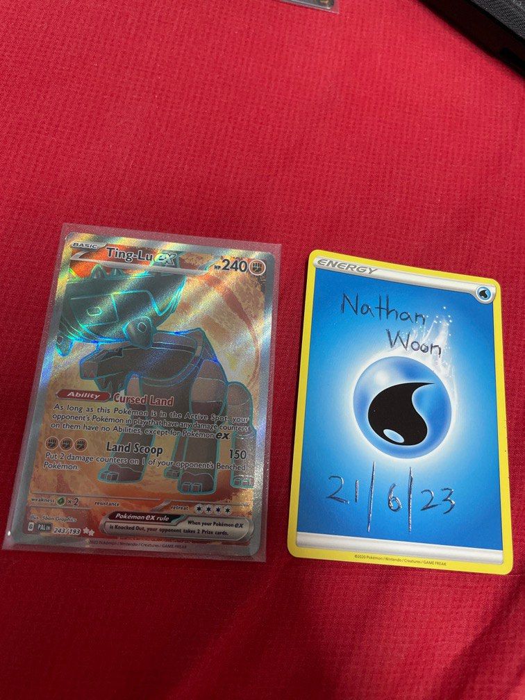 Pokemon TCG: Ting-Lu ex, Hobbies & Toys, Toys & Games on Carousell
