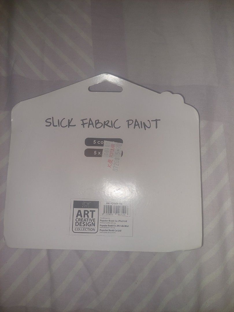 5 bottles Pop Basic Fabric Paint, Hobbies & Toys, Stationery & Craft, Craft Supplies & Tools on ...