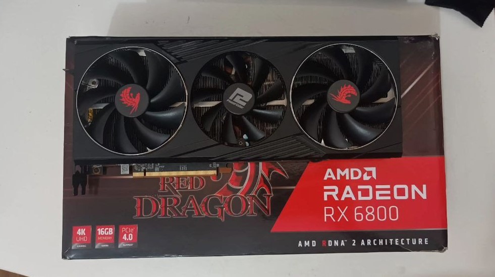 PowerColor RX 6800 Red Dragon (RX6800), Computers & Tech, Parts ...
