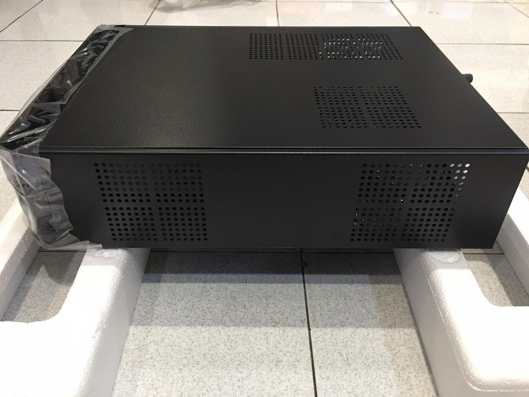 Powerlogic Q5 Slim Mini-Micro ATX PC Desktop Case with 600w PSU ...