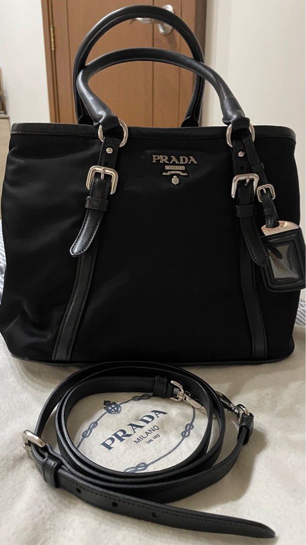 Prada 2 way Nylon shoulder bag, Luxury, Bags & Wallets on Carousell