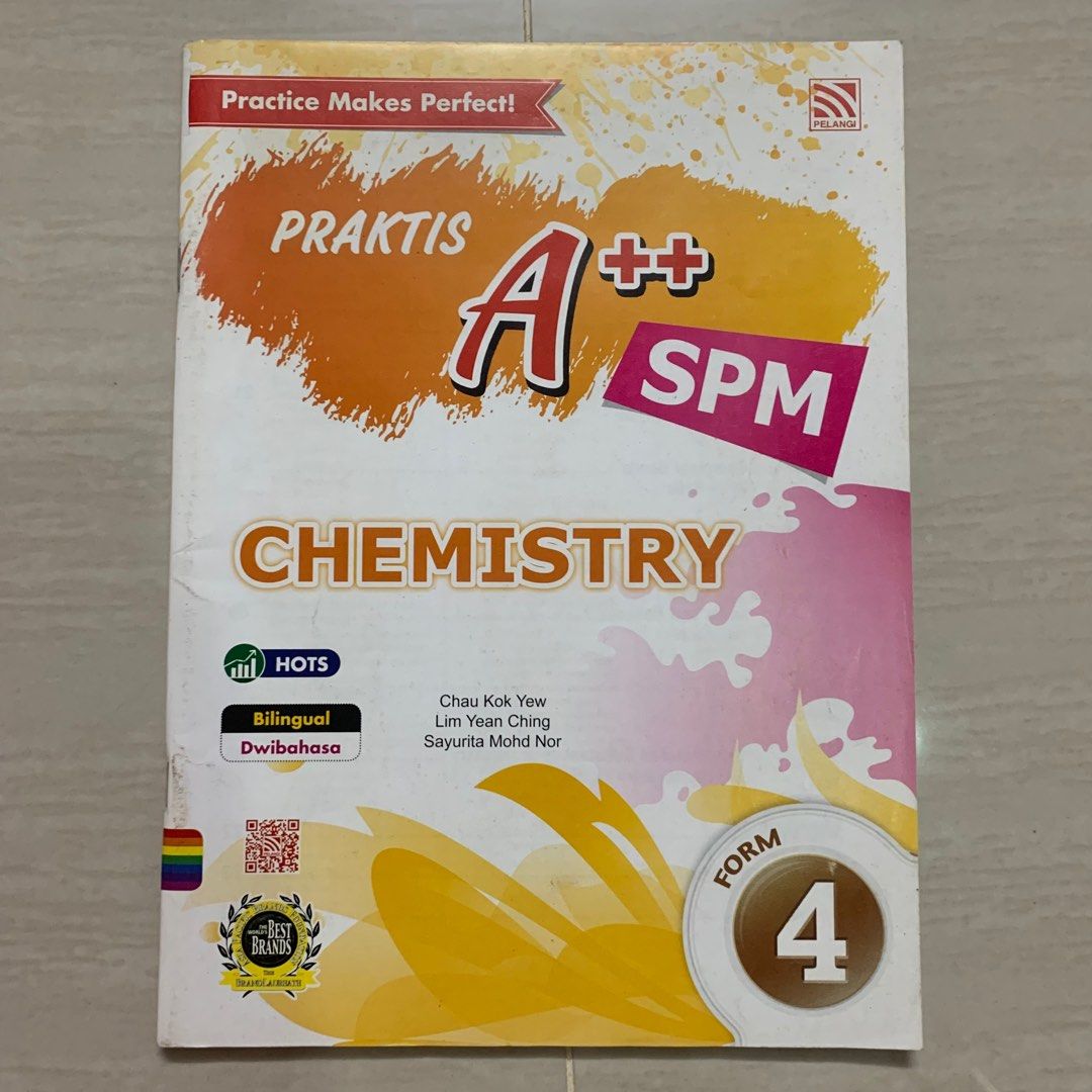PRAKTIS A+ SPM CHEMISTRY FORM 4, Hobbies & Toys, Books & Magazines ...