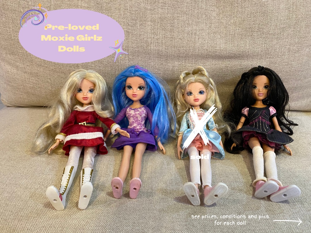 Pre-Loved Moxie Girlz Dolls (swipe left for each doll's information ...
