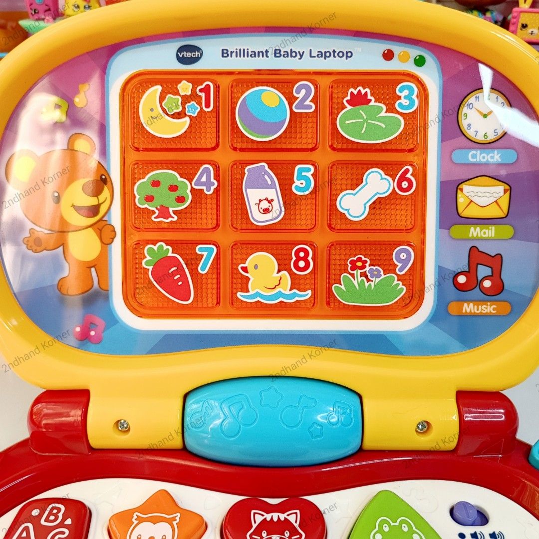 Preloved Vtech Brilliant Laptop, Hobbies & Toys, Toys & Games on Carousell