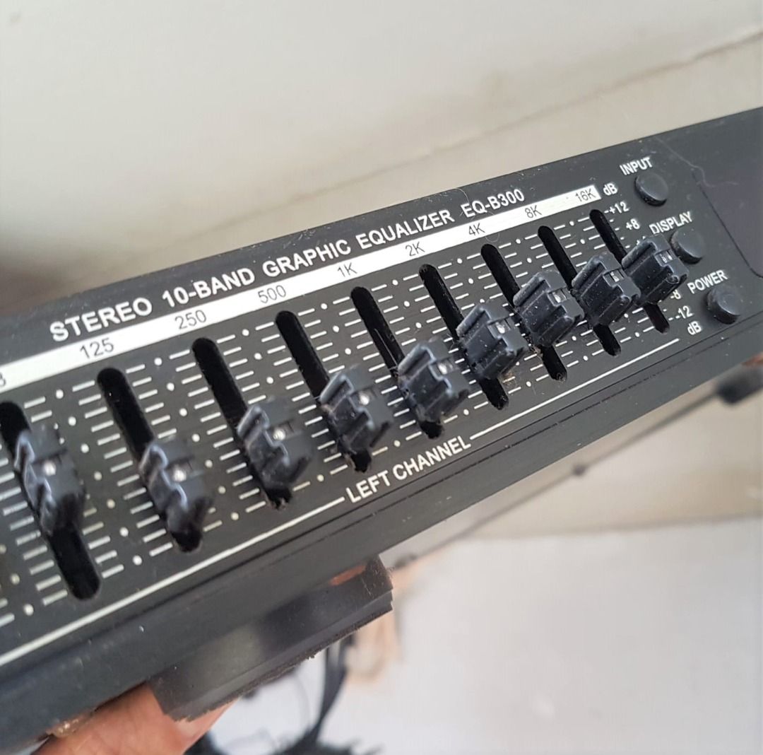 Premium V-HOT Stereo 10 Band Graphic Equalizer, Model EQ-B300, 4 ...