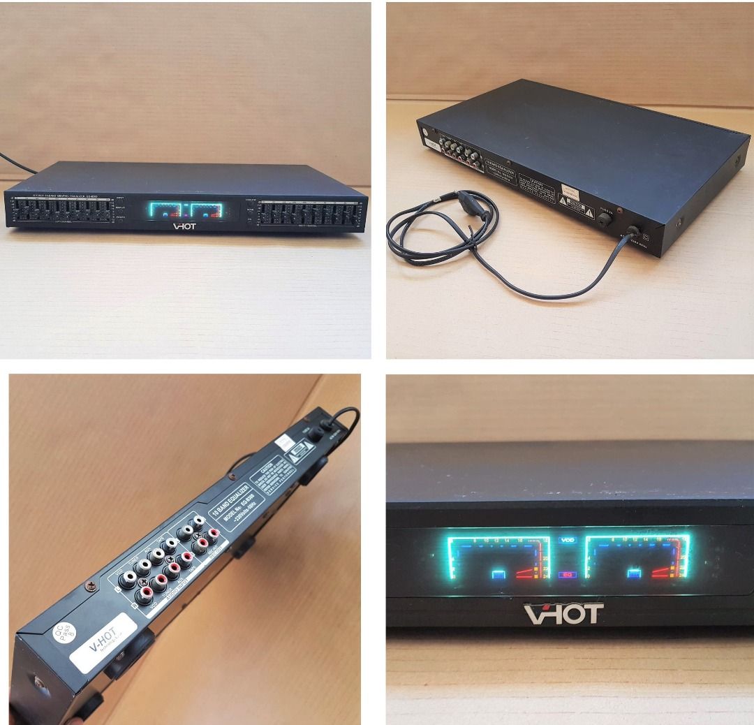 Premium V-HOT Stereo 10 Band Graphic Equalizer, Model EQ-B300, 4 ...