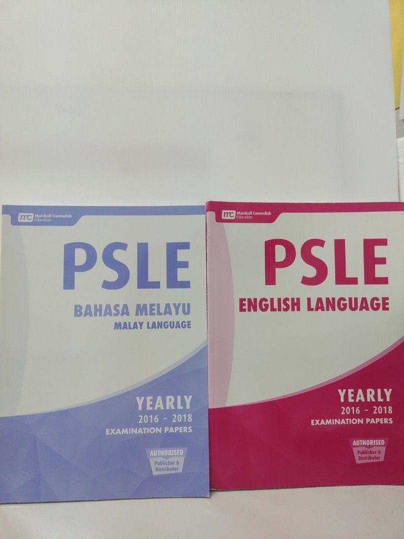 PSLE Examination Paper (Yearly) 2016-2018 Malay & English, Hobbies & Toys, Books & Magazines ...