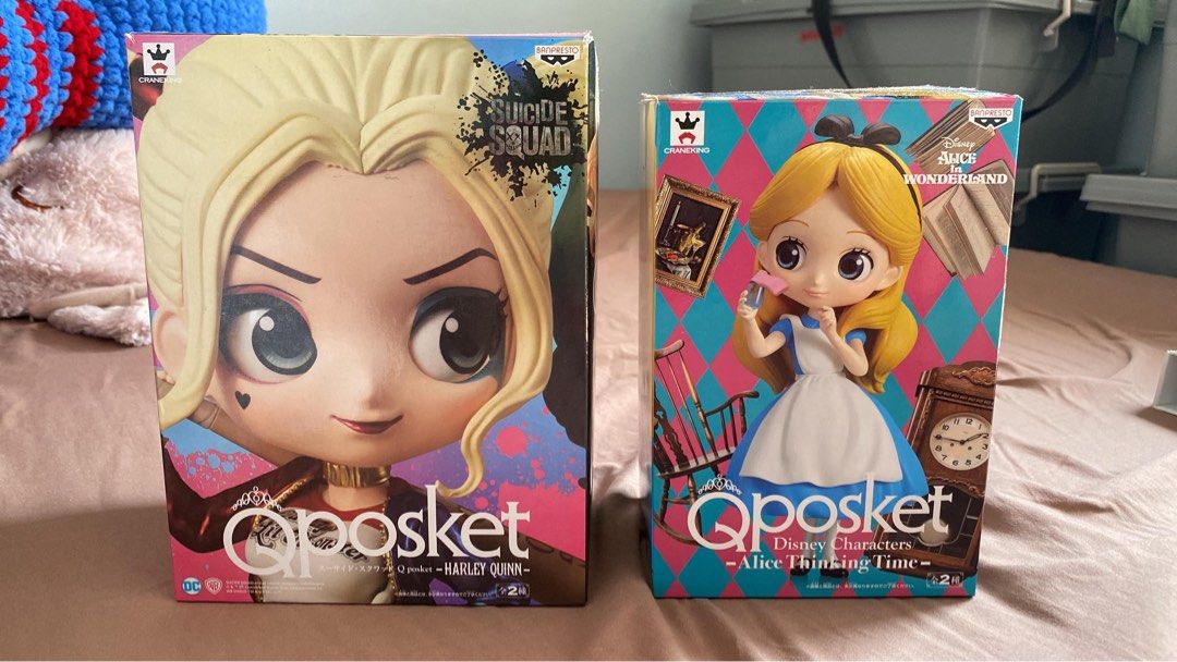 Harley Quin & Alice in Wonderland QPosket, Hobbies & Toys, Toys & Games ...