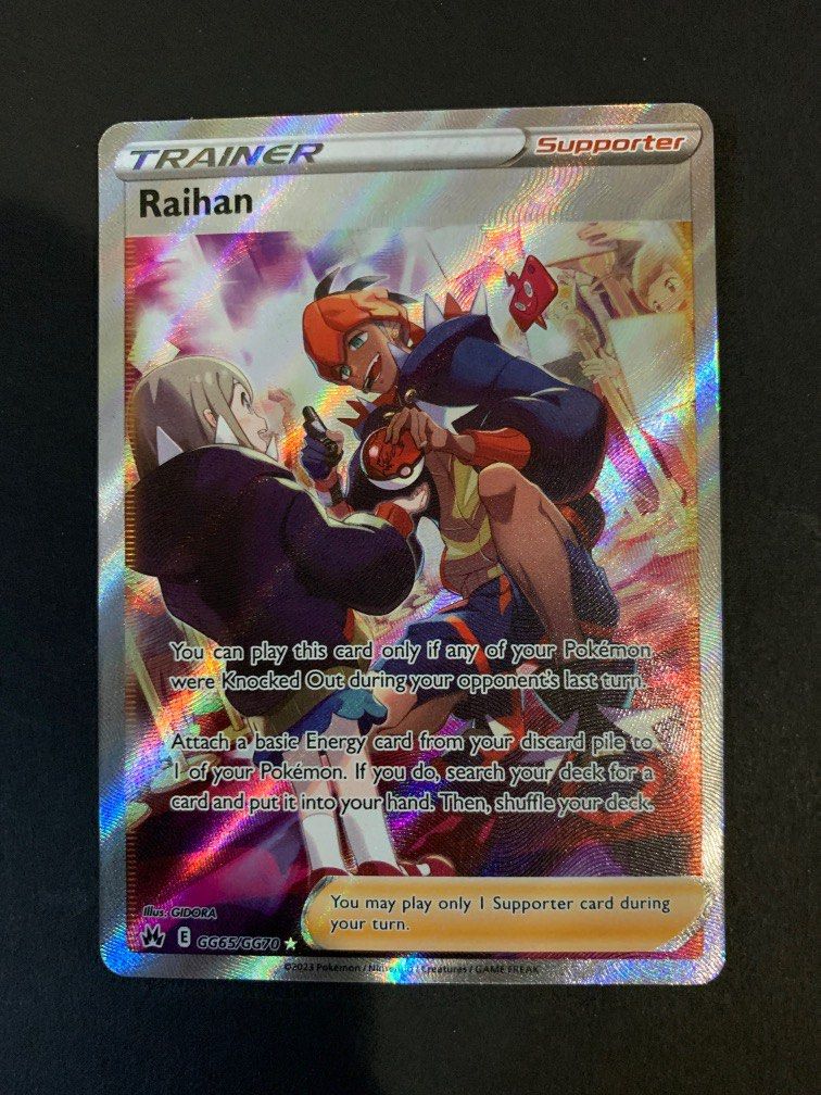 Raihan full art crown zenith, Hobbies & Toys, Toys & Games on Carousell