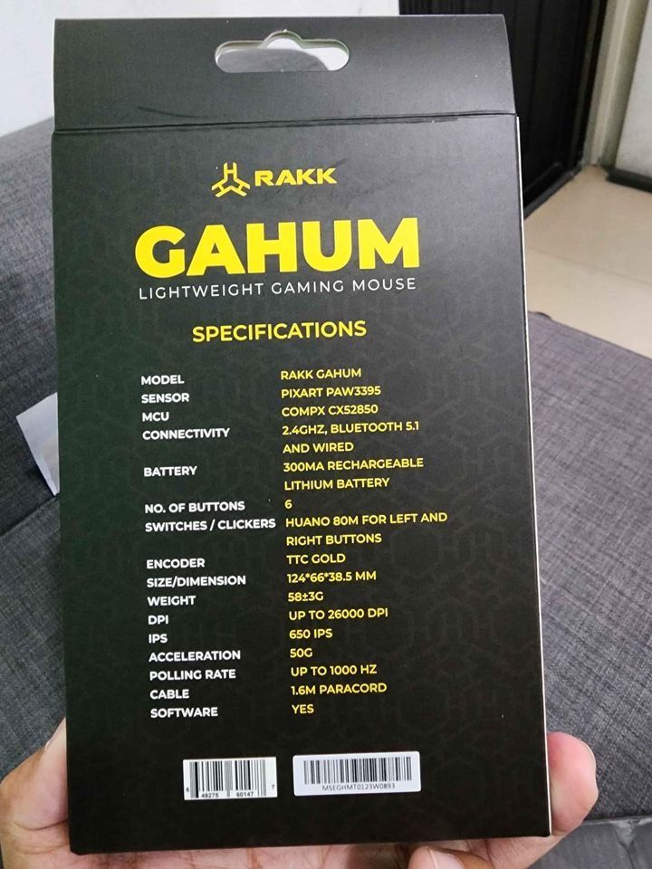 Rakk Gahum Wireless - Lightweight gaming mouse, Computers & Tech, Parts ...